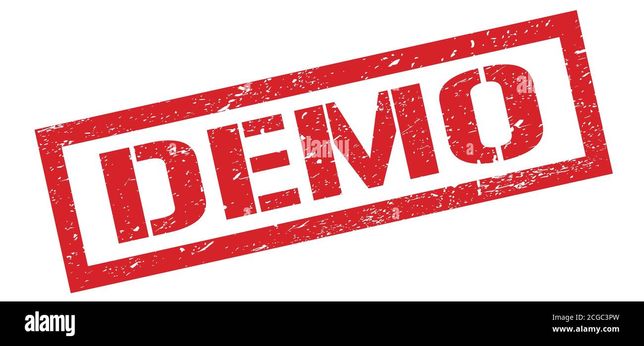 Demo stamp hi-res stock photography and images - Alamy