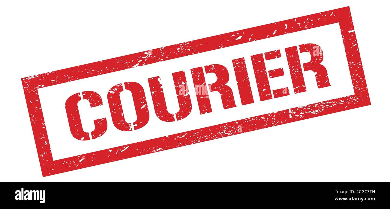 Courier stamp hi-res stock photography and images - Alamy