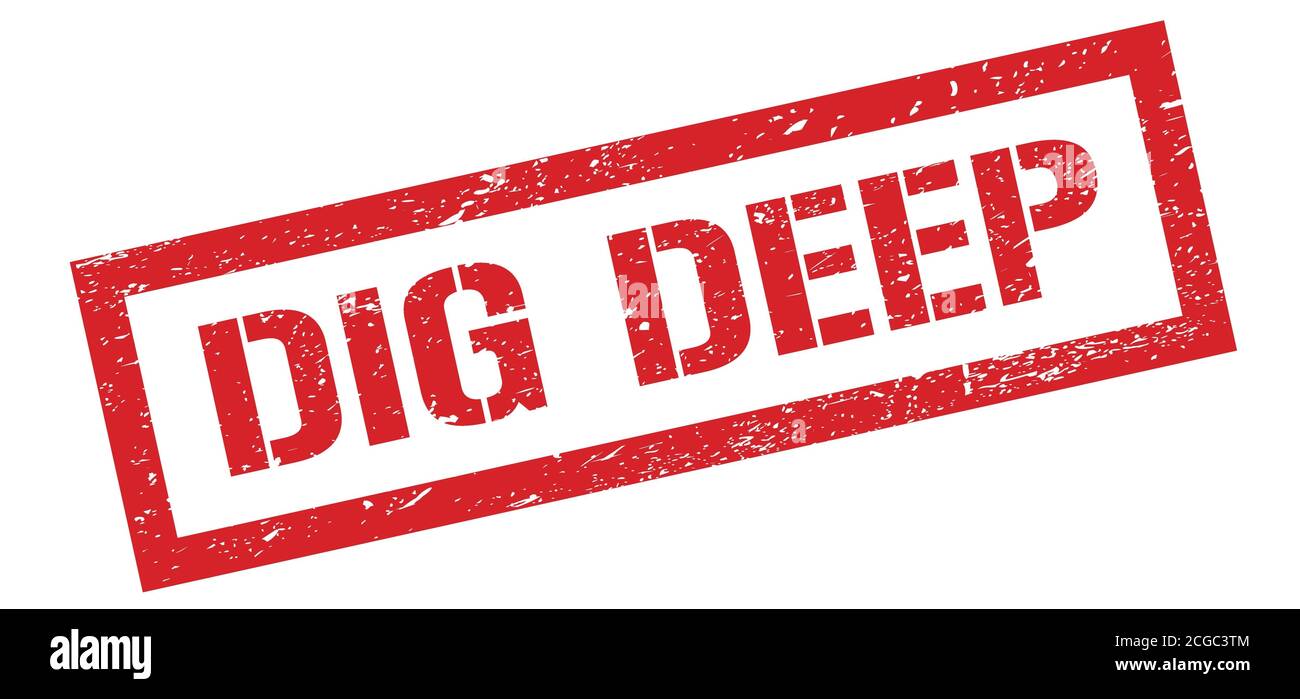 Dig deep stamp hi-res stock photography and images - Alamy