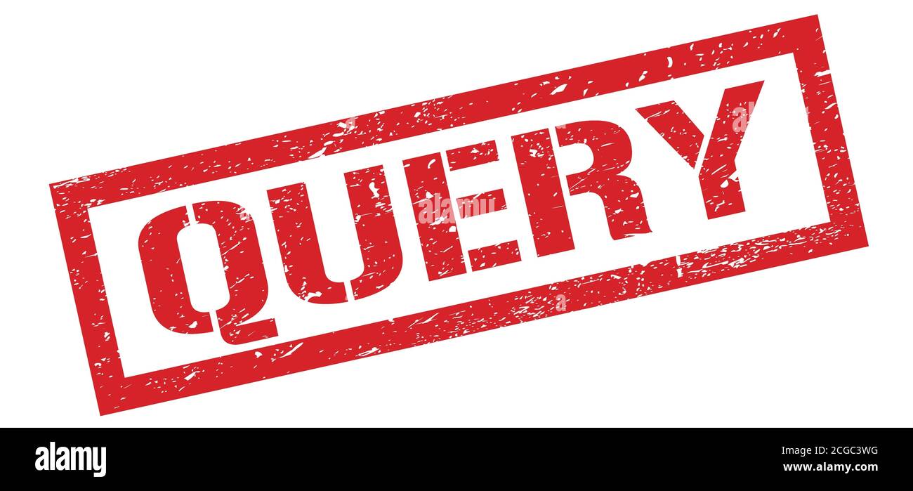 Query stamp hi-res stock photography and images - Alamy