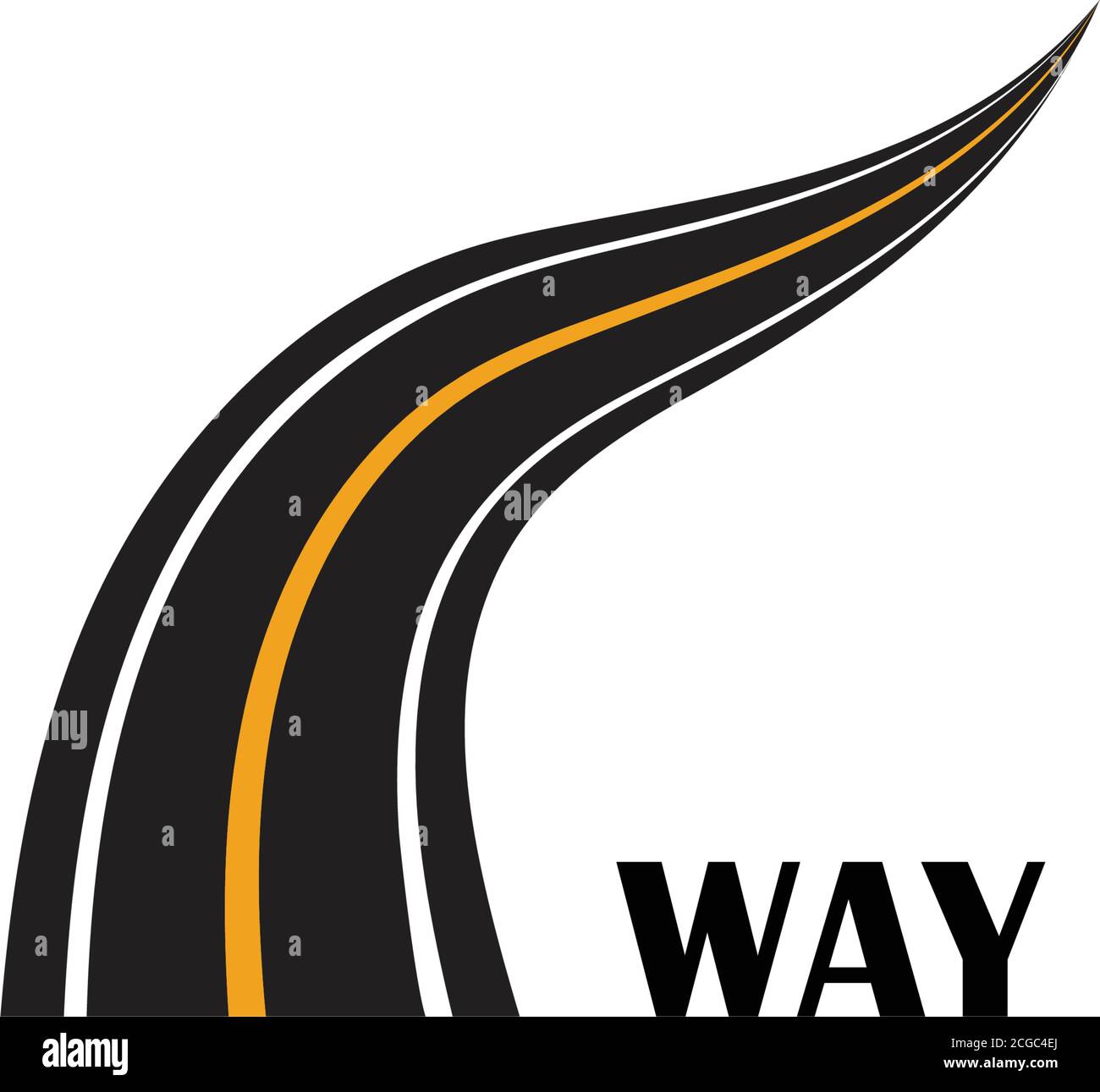 way logo vector template illustration Stock Vector Image & Art - Alamy