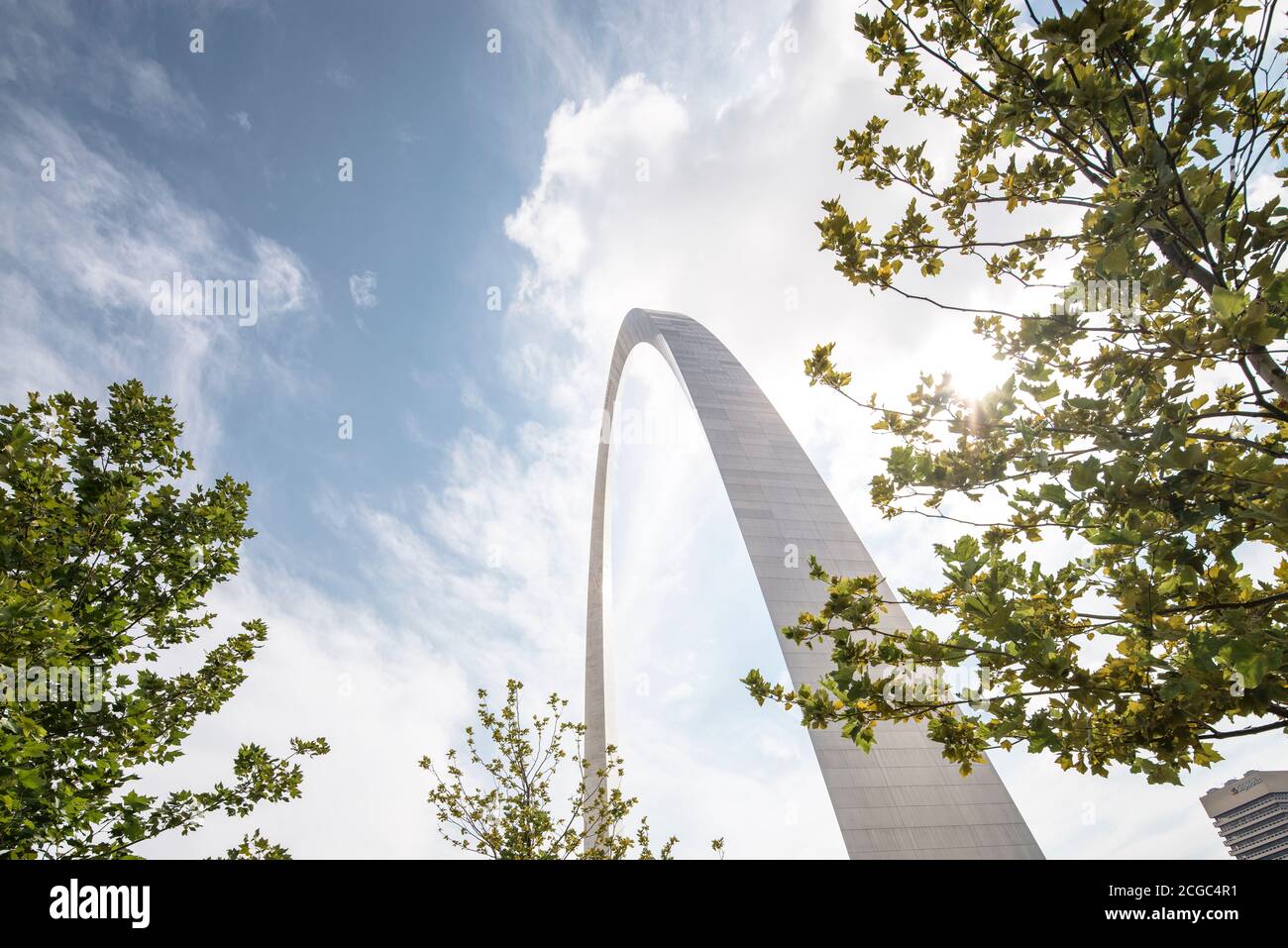 Gateway Arch, designed by Eero Saarinen and opened in 1965, St. Louis ...