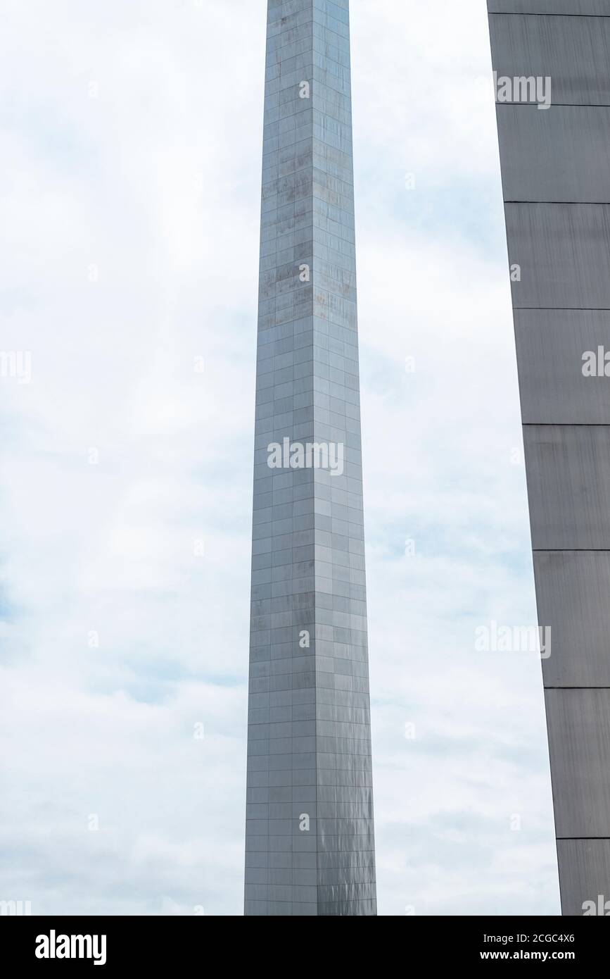 Gateway Arch, designed by Eero Saarinen and opened in 1965, St. Louis ...
