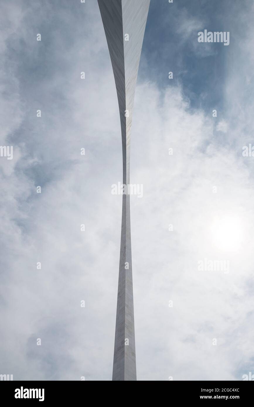 Gateway Arch, designed by Eero Saarinen and opened in 1965, St. Louis ...