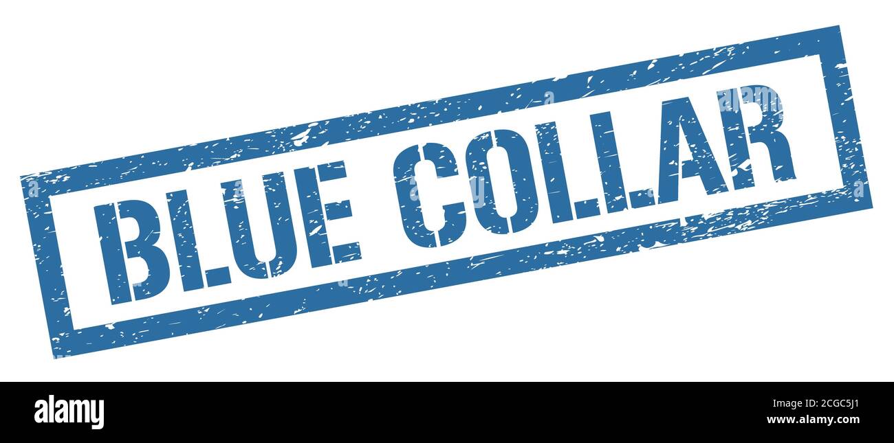 Blue Collar Stamp High Resolution Stock Photography and Images - Alamy
