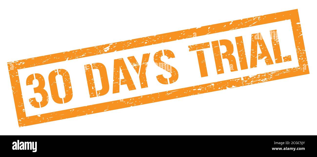 30 days trial stamp hi-res stock photography and images - Alamy
