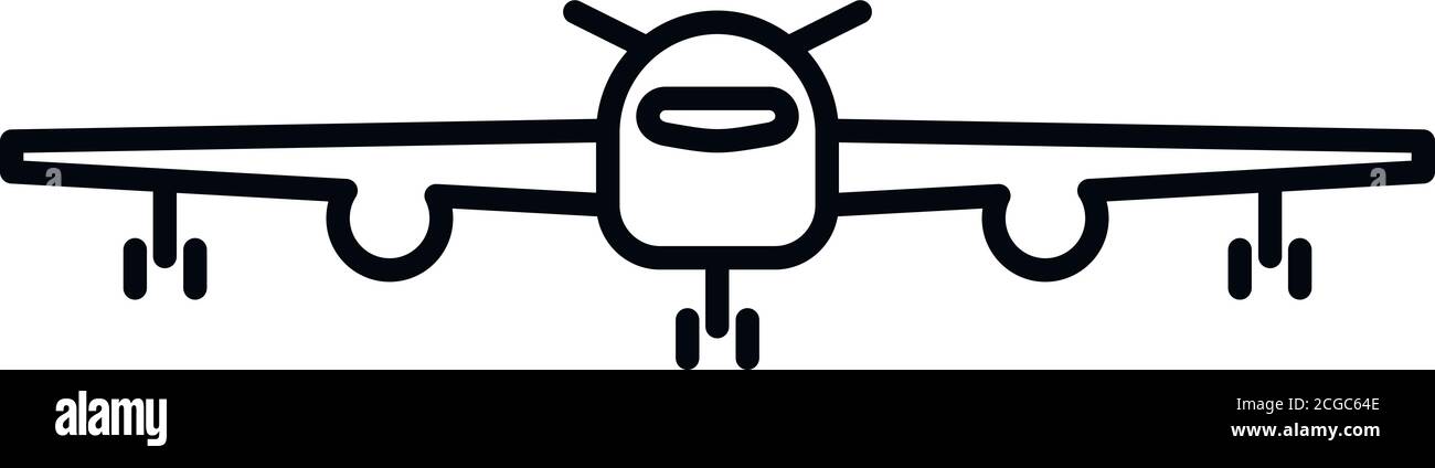 Aircraft repair plane icon. Outline aircraft repair plane vector icon ...