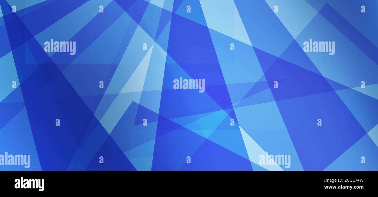 Abstract background. Intersecting lines and polygons in blue colors ...