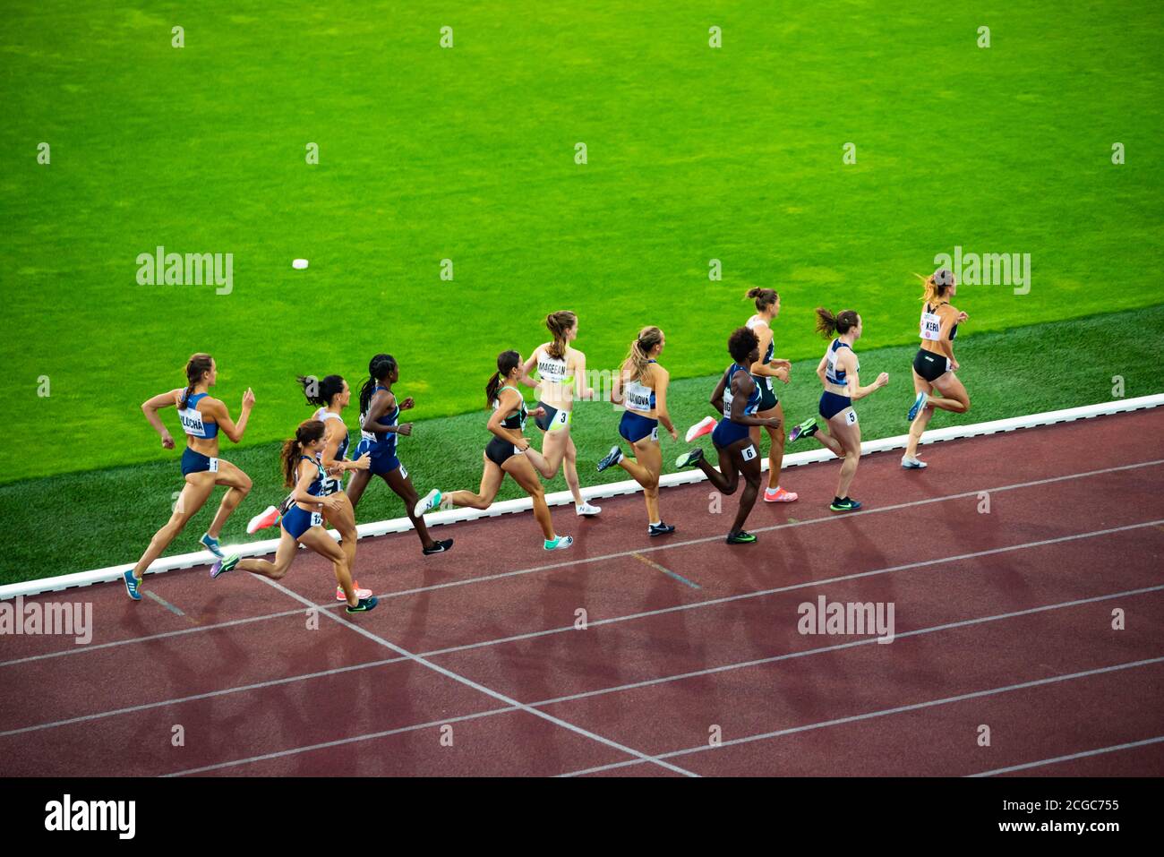OSTRAVA, CZECH REPUBLIC, SEPTEMBER. 8. 2020: Track and Field Race ...
