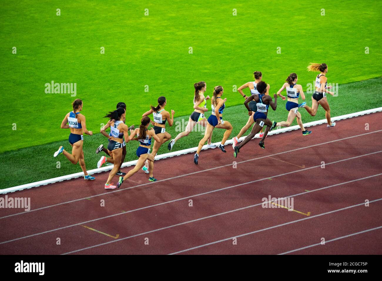 OSTRAVA, CZECH REPUBLIC, SEPTEMBER. 8. 2020: Track and Field Race ...