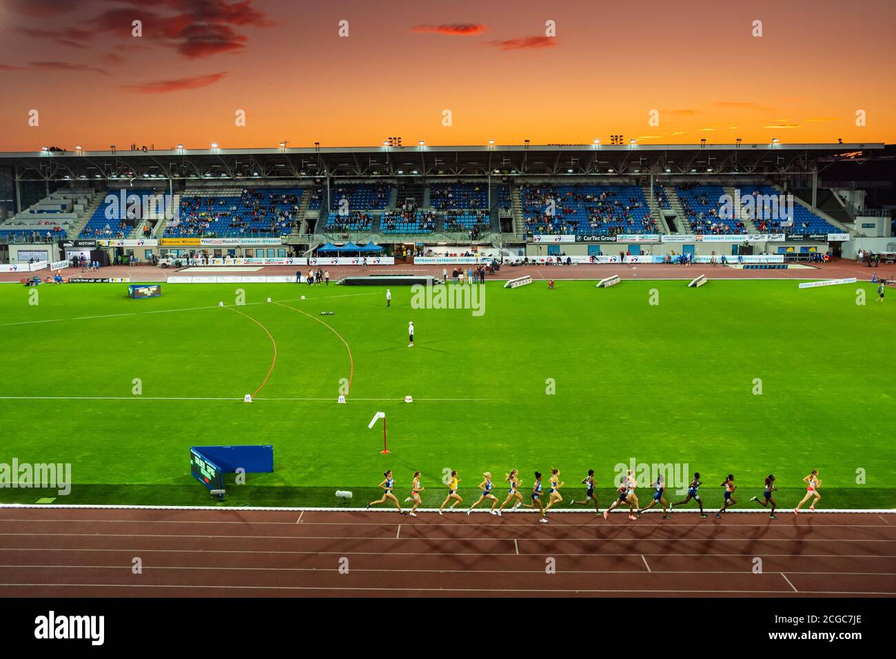 OSTRAVA, CZECH REPUBLIC, SEPTEMBER. 8. 2020: Professional long distance ...
