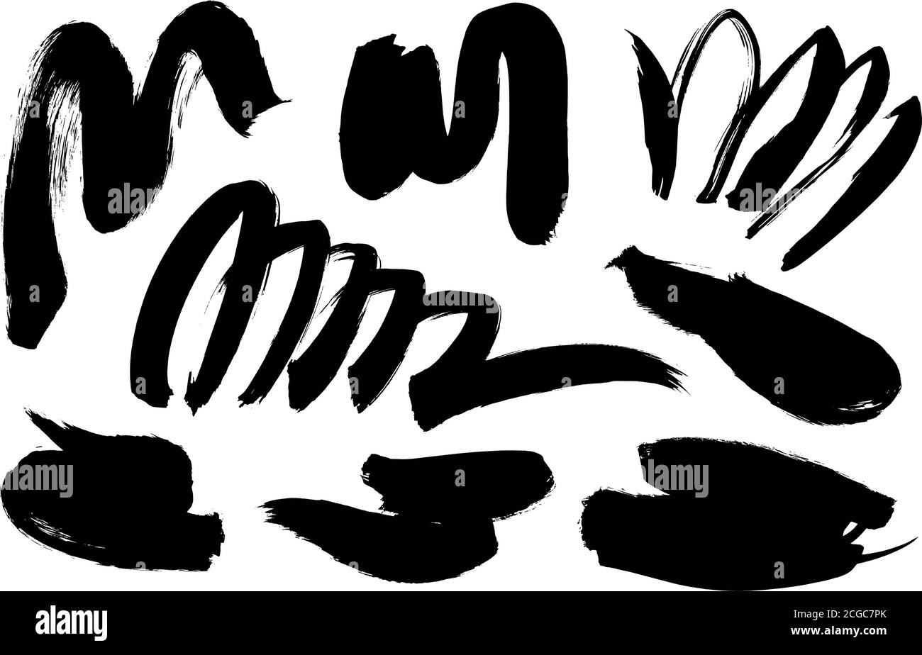 Random collection black hand Cut Out Stock Images & Pictures - Alamy