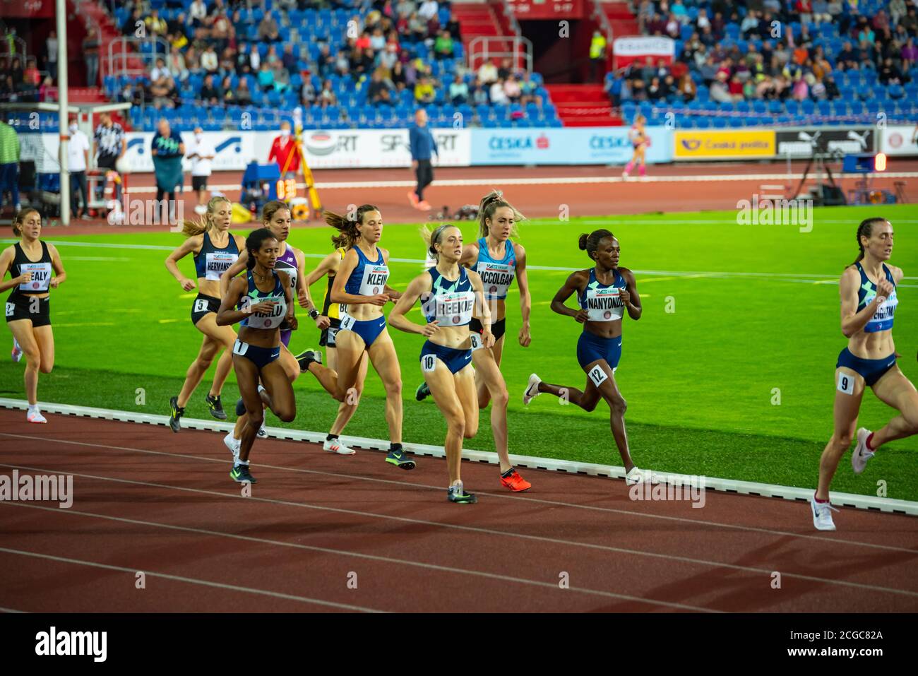 OSTRAVA, CZECH REPUBLIC, SEPTEMBER. 8. 2020: Professional middle ...