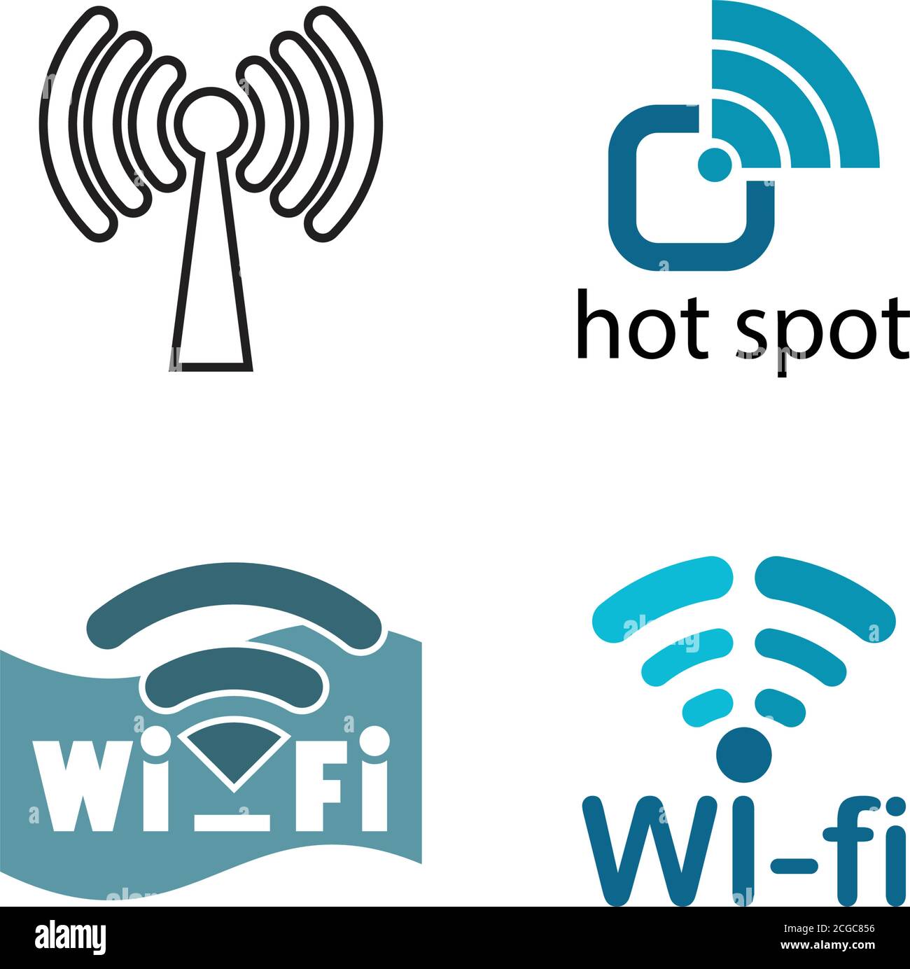 Radio beacon transmission Stock Vector Images - Alamy