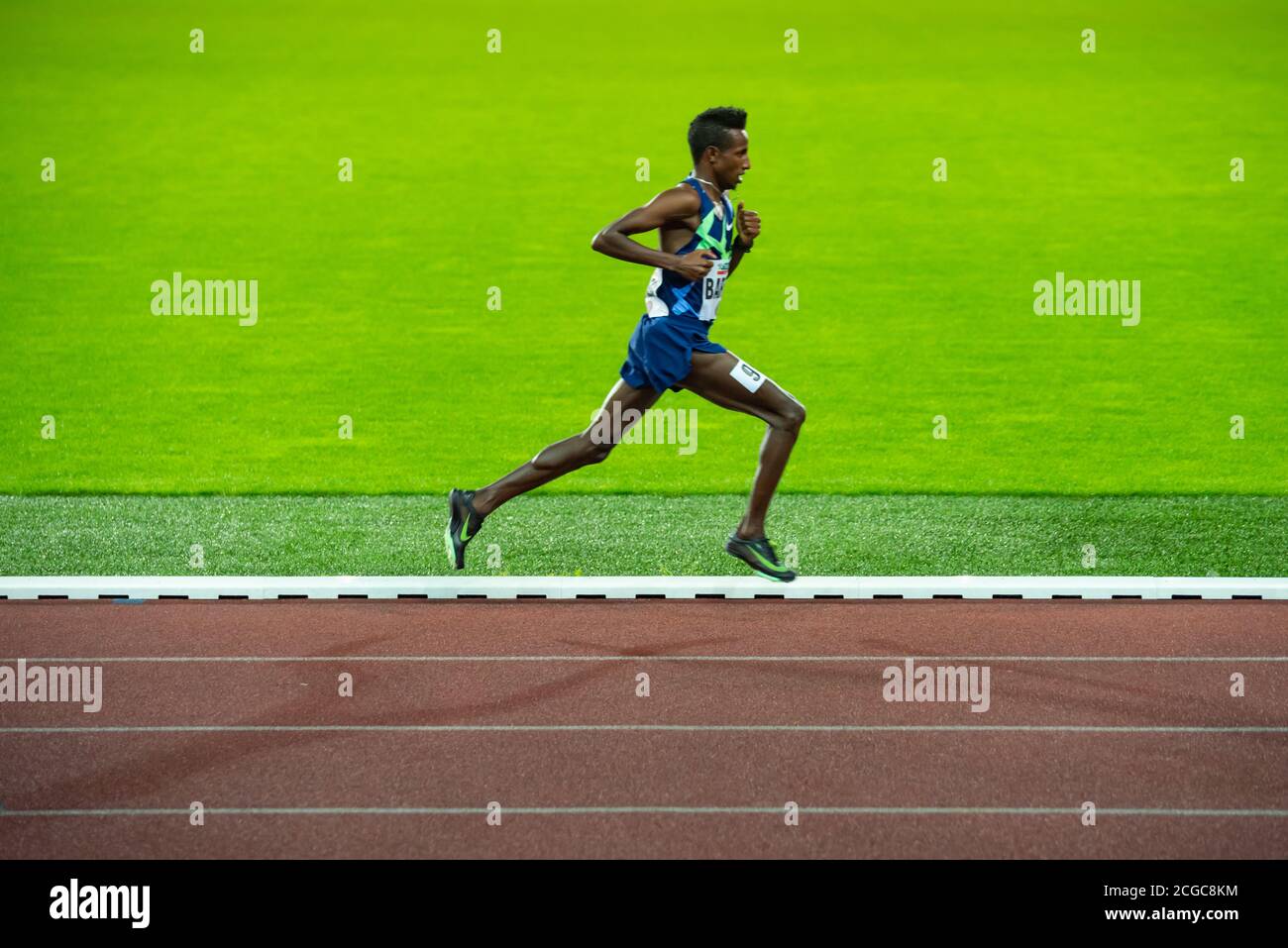 OSTRAVA, CZECH REPUBLIC, SEPTEMBER. 8. 2020: Selemon Barega Ethiopian ...