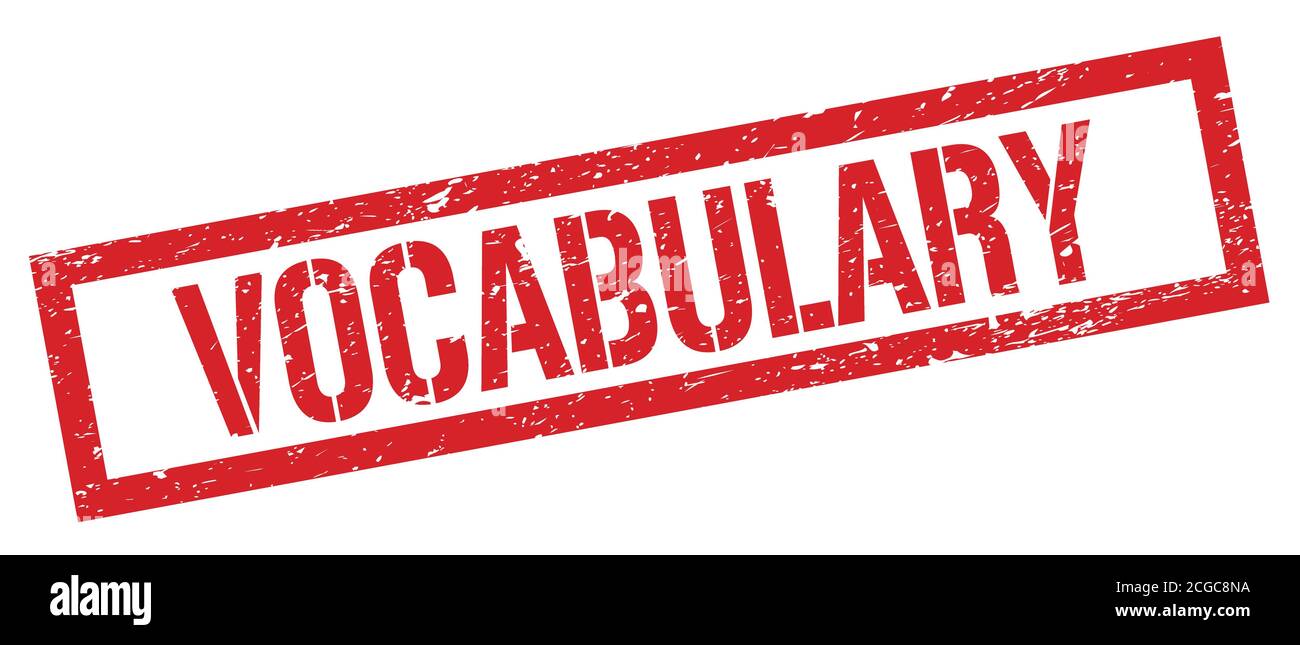 Vocabulary stamp hi-res stock photography and images - Alamy