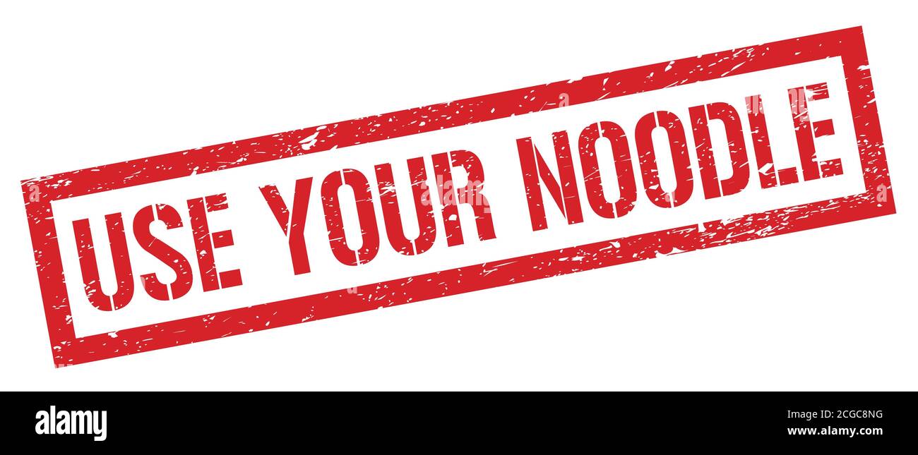 Use Your Noodle Word High Resolution Stock Photography and Images - Alamy