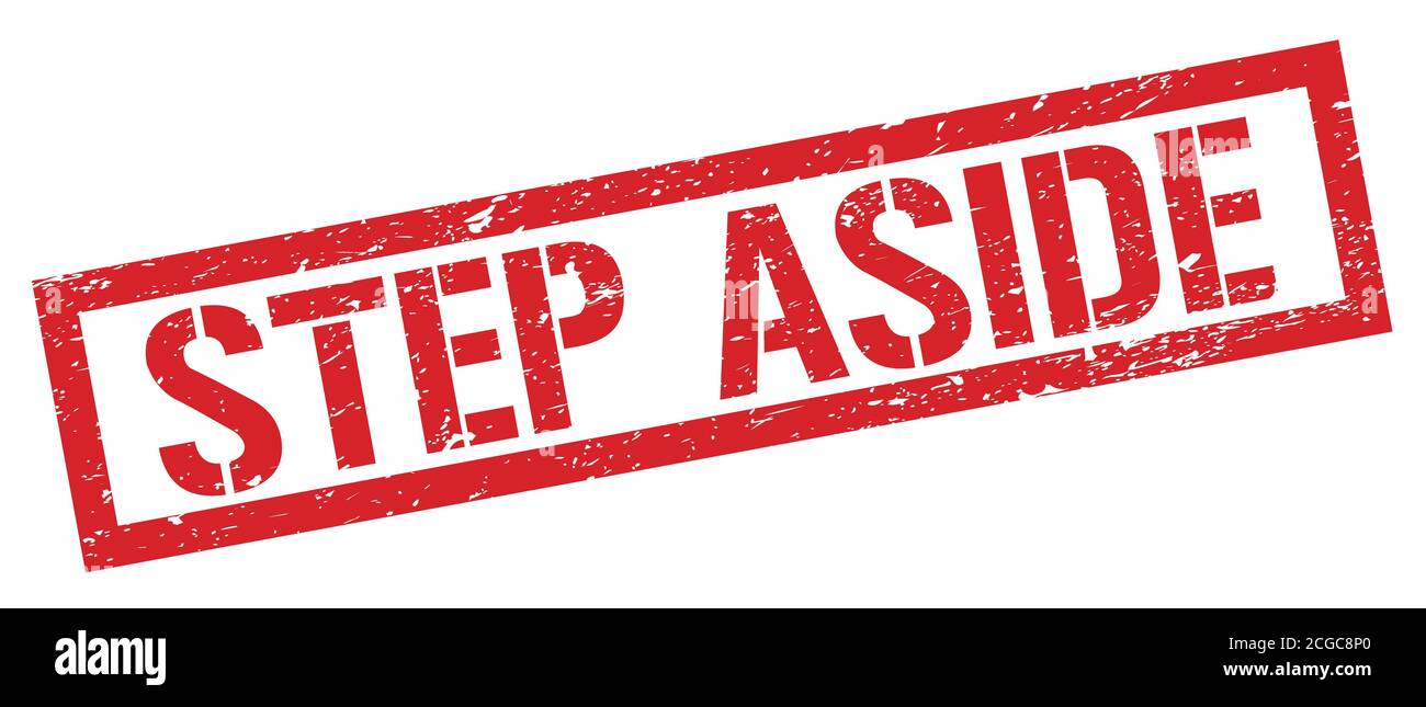 Step aside word hi-res stock photography and images - Alamy