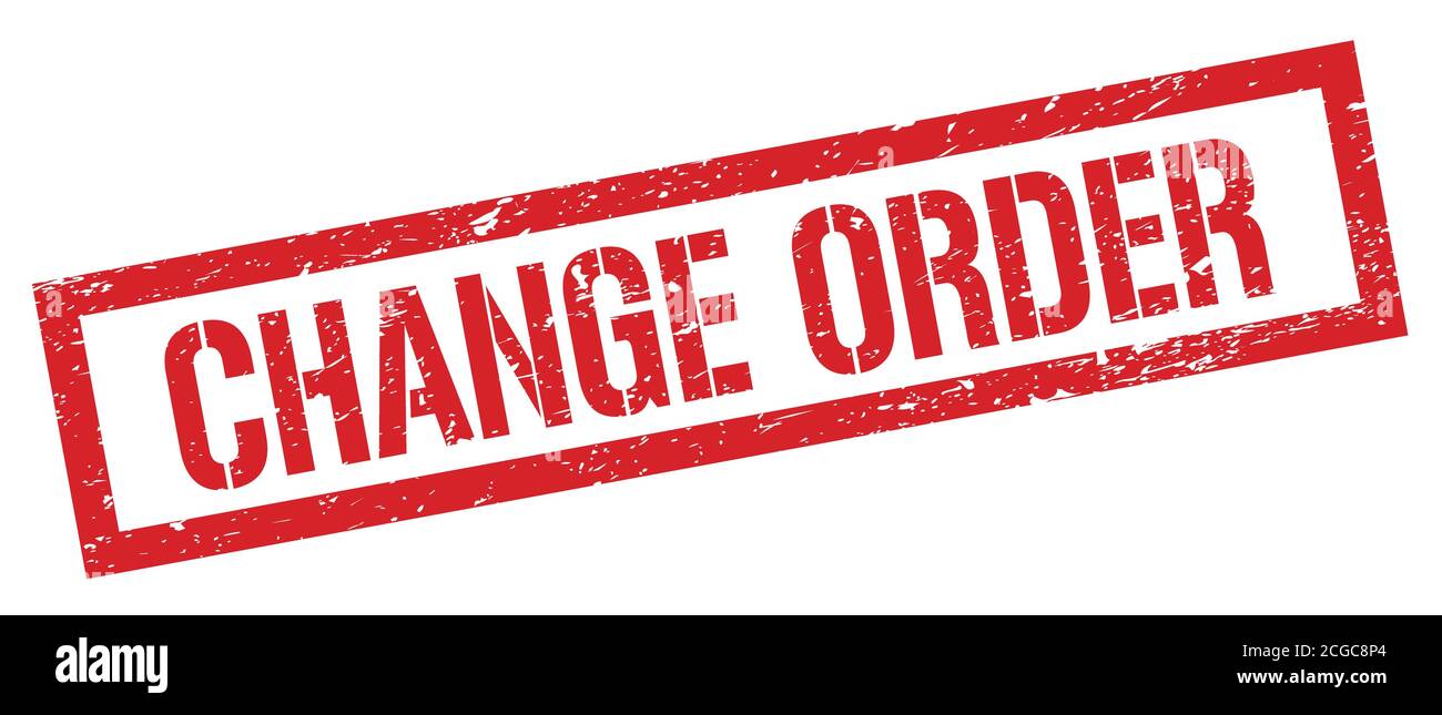 Change order seal hi-res stock photography and images - Alamy