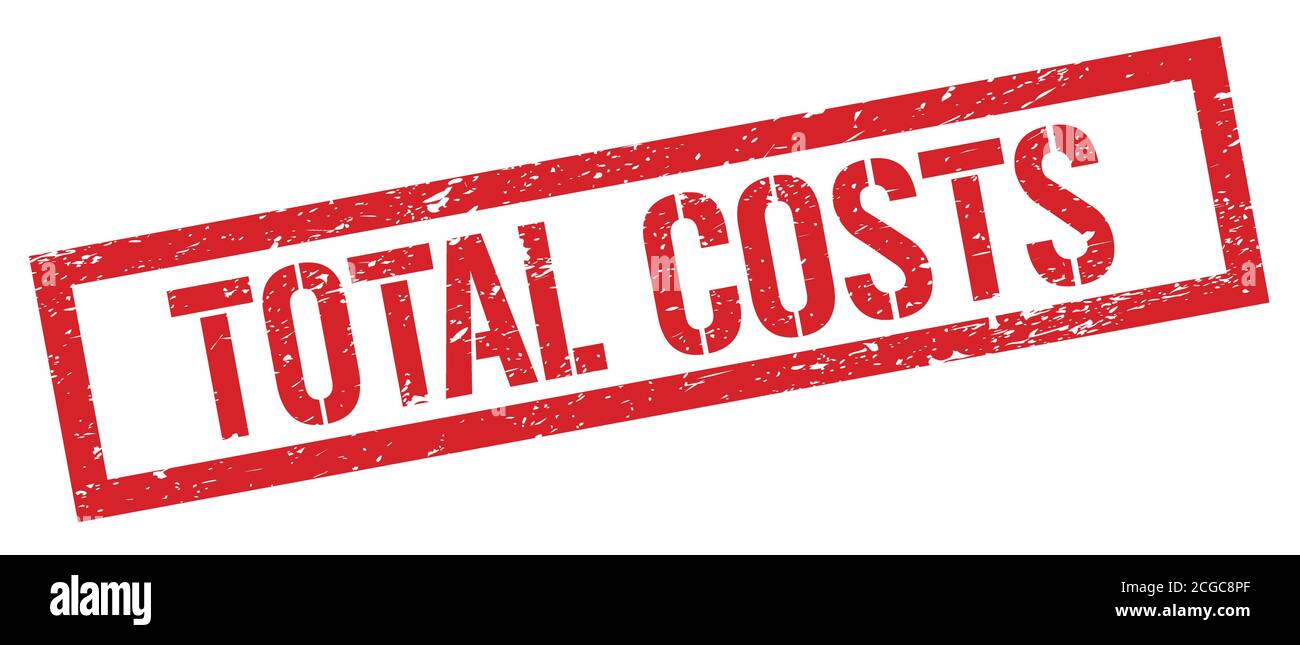 Total costs word hi-res stock photography and images - Alamy
