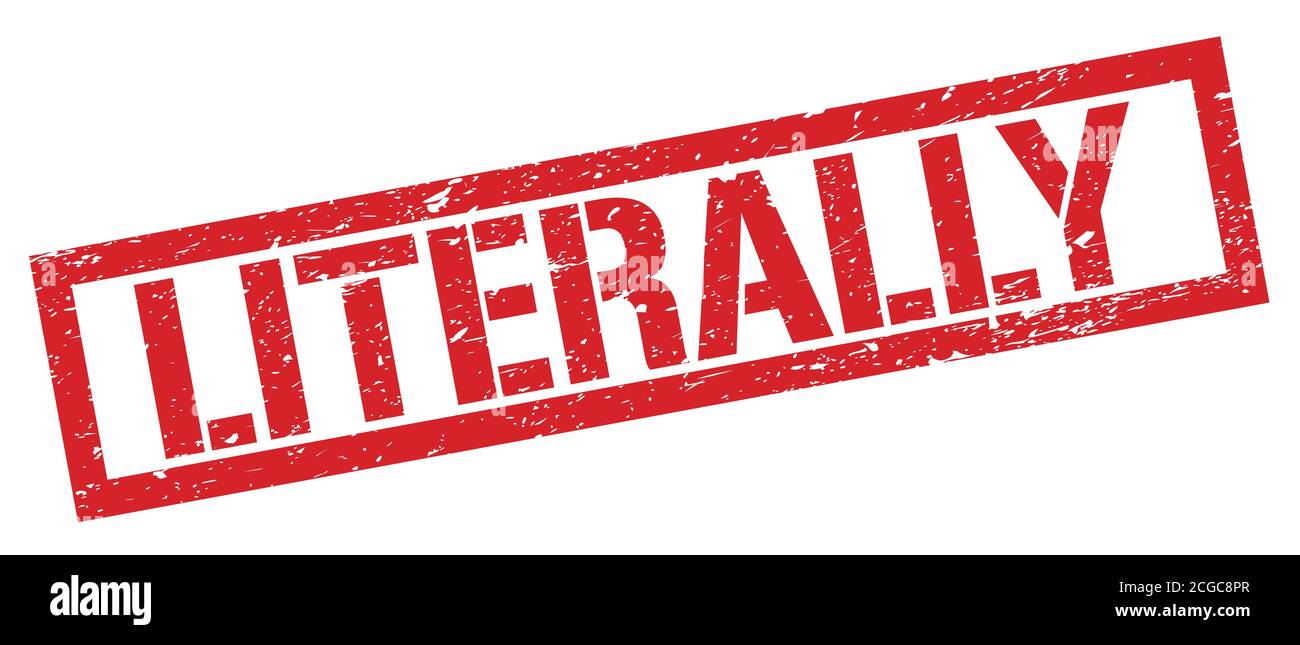 Literally stamp hi-res stock photography and images - Alamy