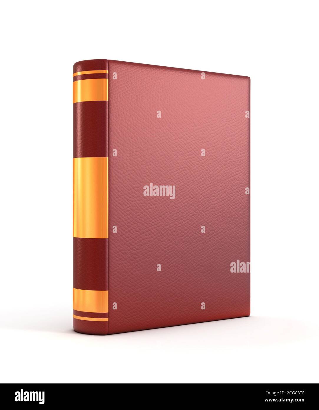 red book cover 3d illustration Stock Photo - Alamy