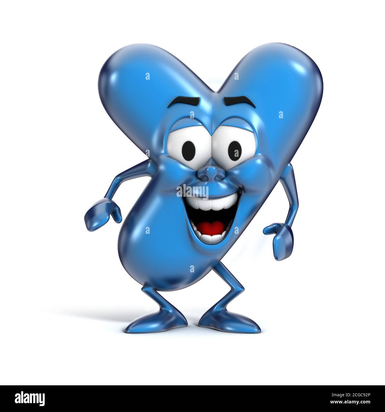 smiling cartoon font letter Y Stock Photo - Alamy