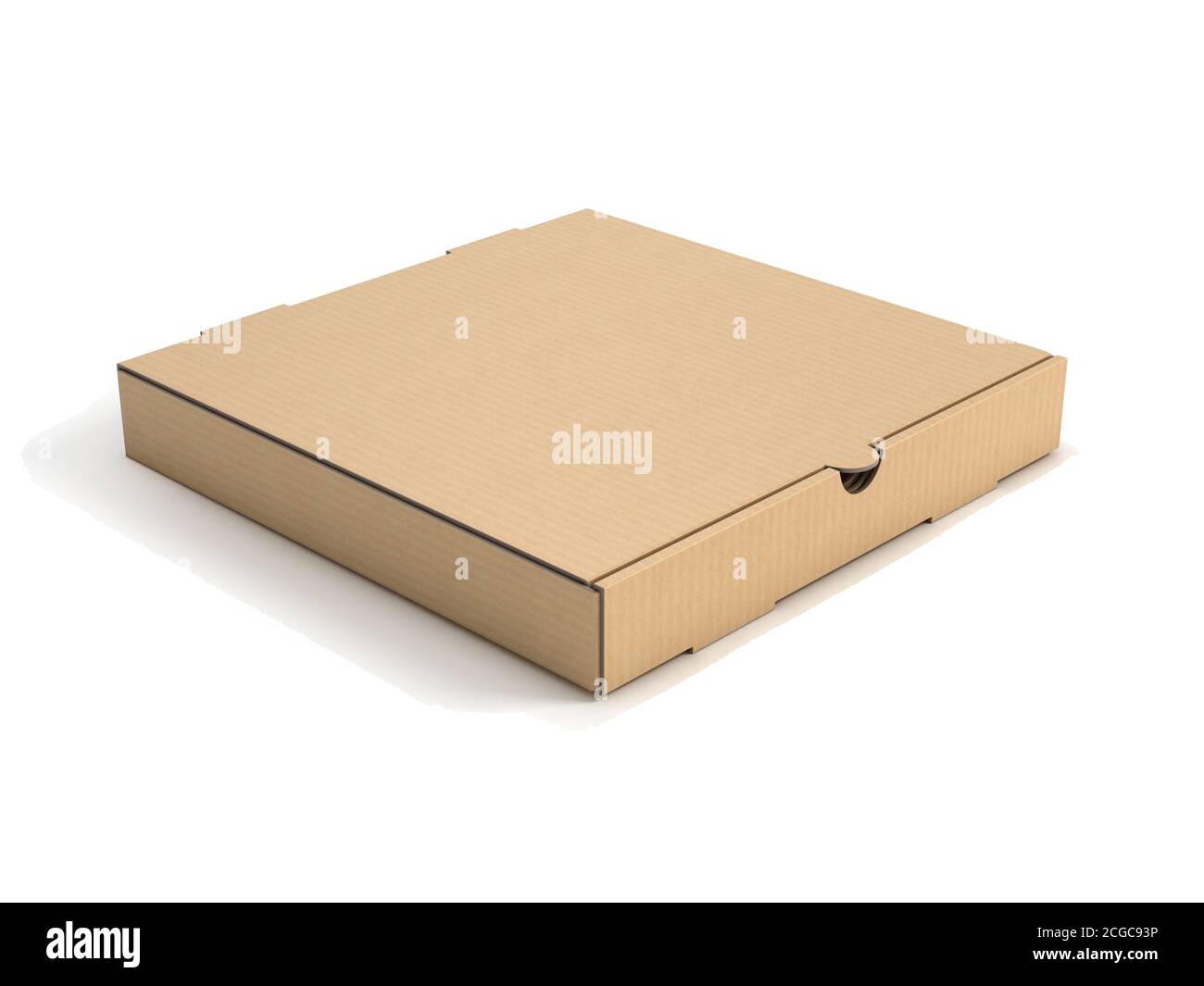 Empty pizza box blank Cut Out Stock Images & Pictures - Alamy