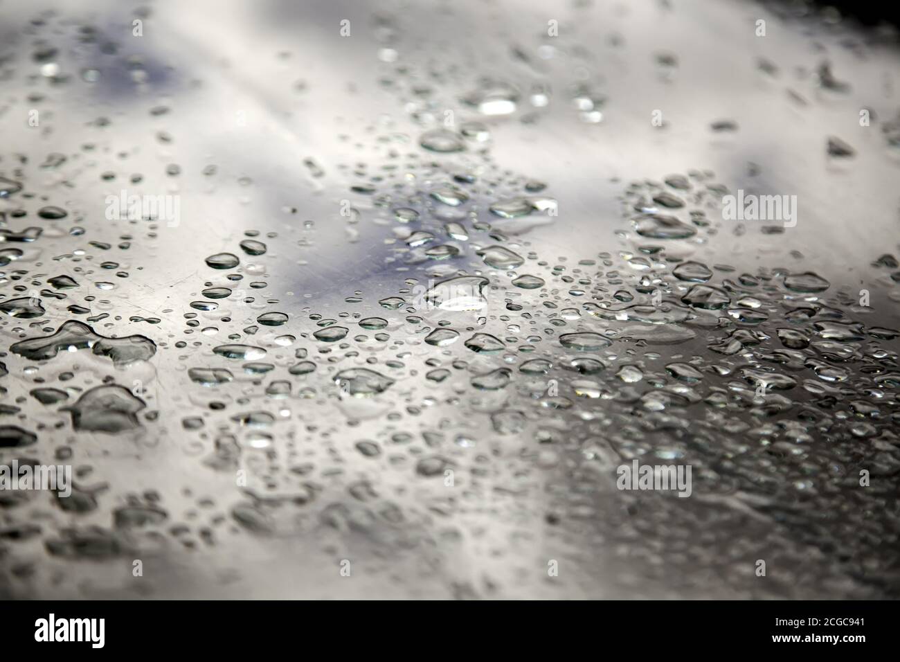 Raindrops on glass table, texture and nature, temporary Stock Photo - Alamy
