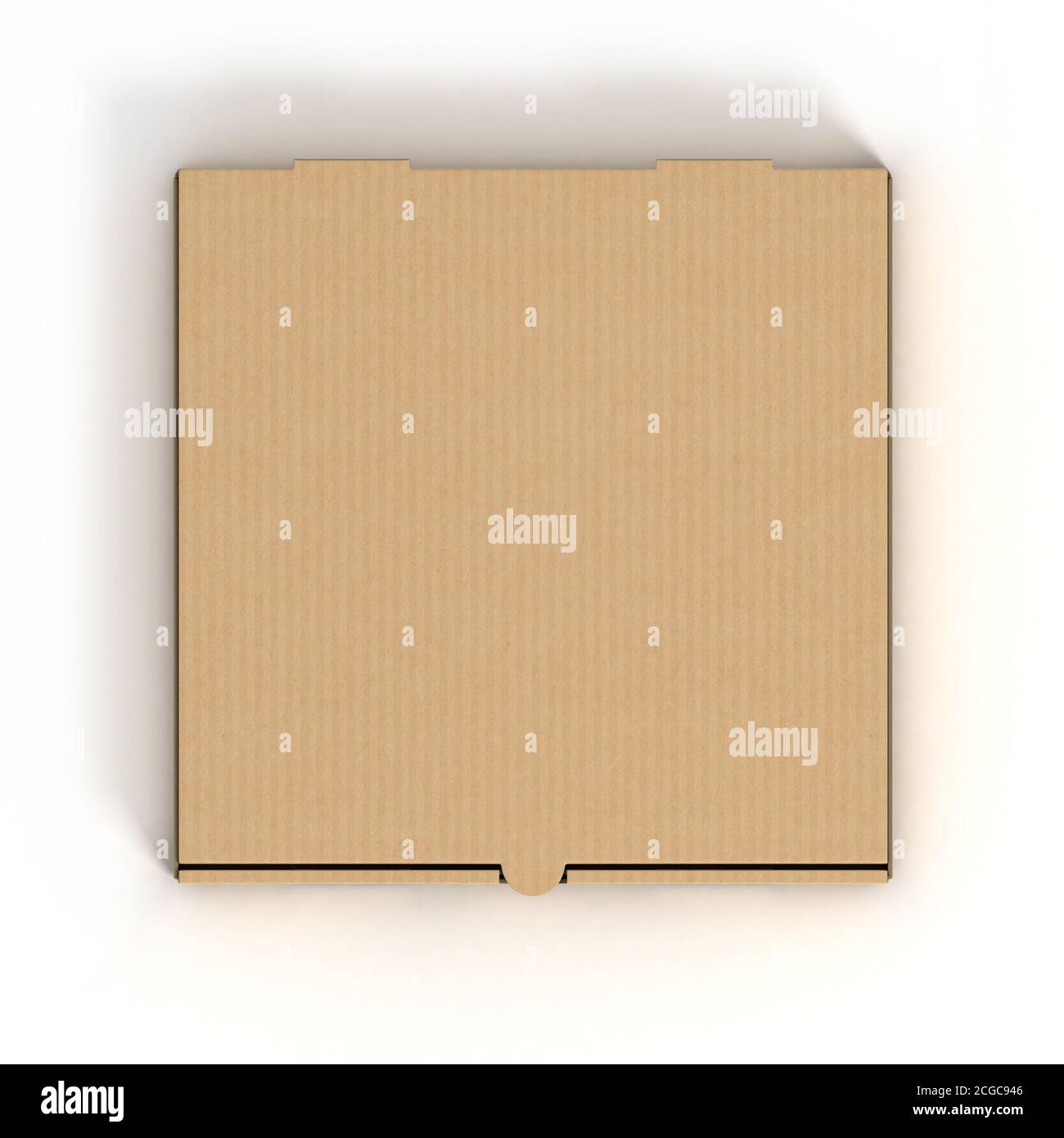 blank pizza box isolated on white Stock Photo - Alamy