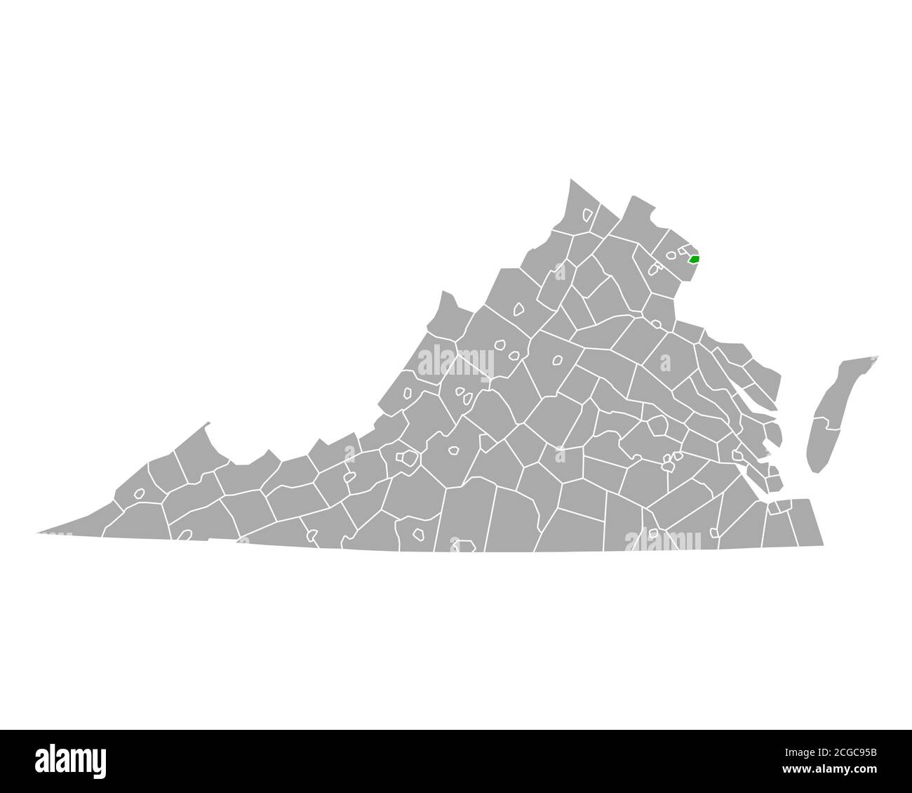 Map of Alexandria in Virginia Stock Photo - Alamy