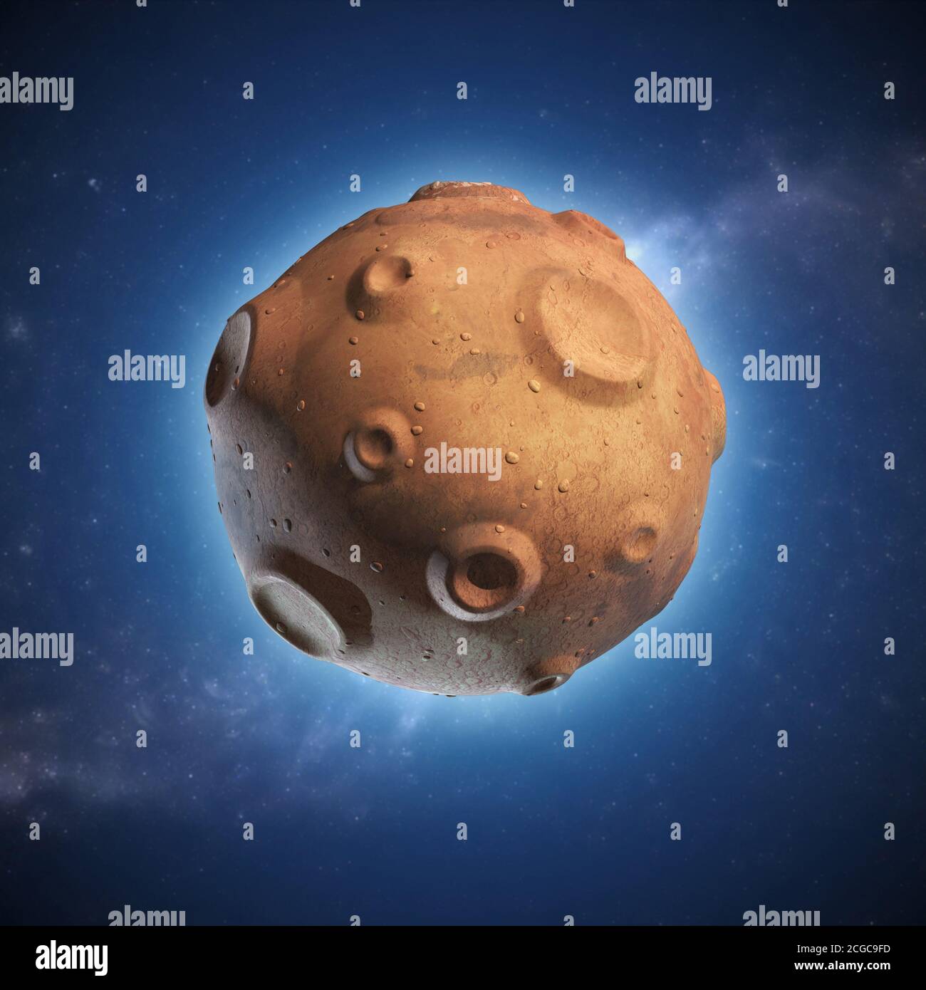 meteor cartoon style 3d illustration Stock Photo - Alamy