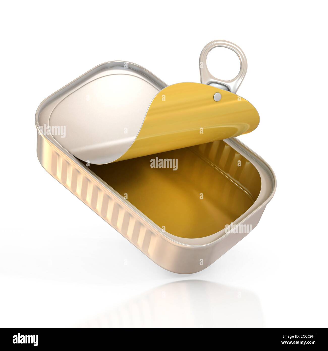 open tin can Stock Photo - Alamy