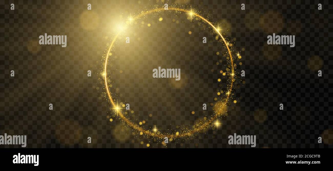 Luxury banner design. Glowing lights, sparkling glittering effect ...