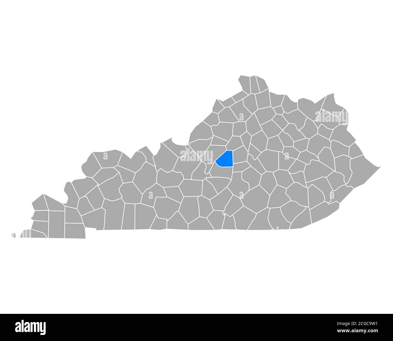 Map of Washington in Kentucky Stock Photo - Alamy
