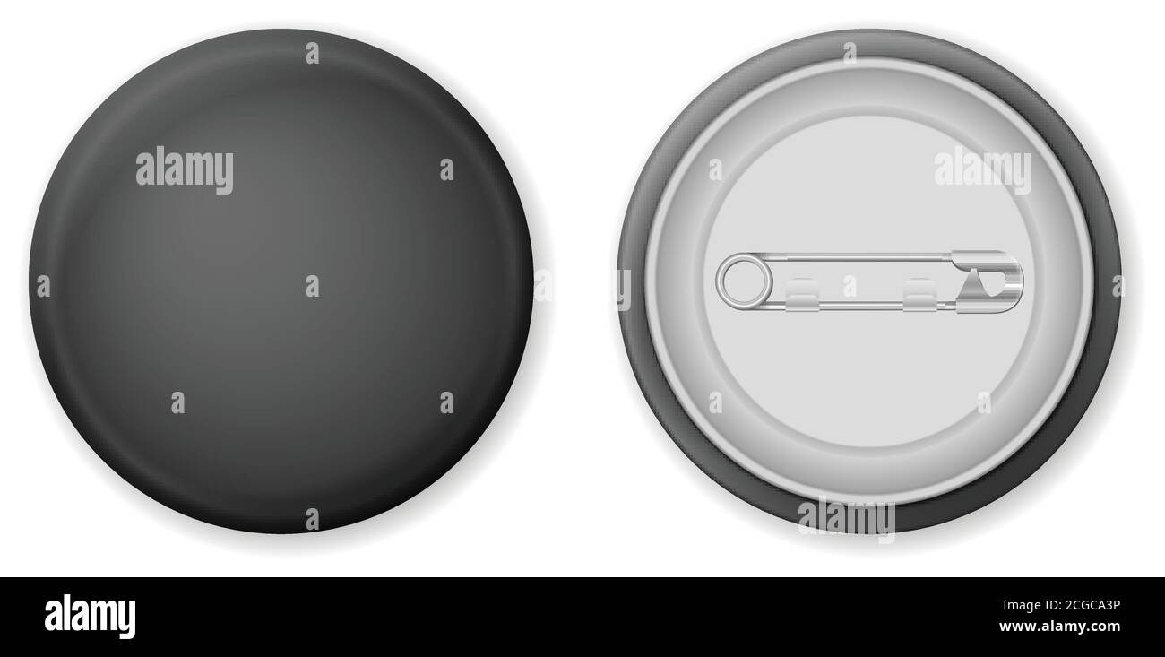 Badge pin on a white background. Vector illustration Stock Vector Image ...