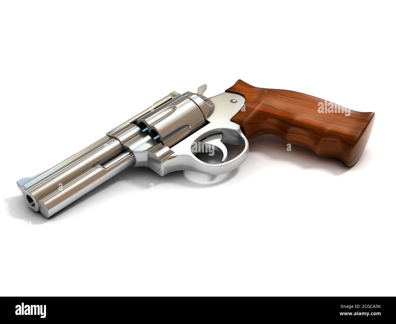 gun isolated on white background Stock Photo - Alamy