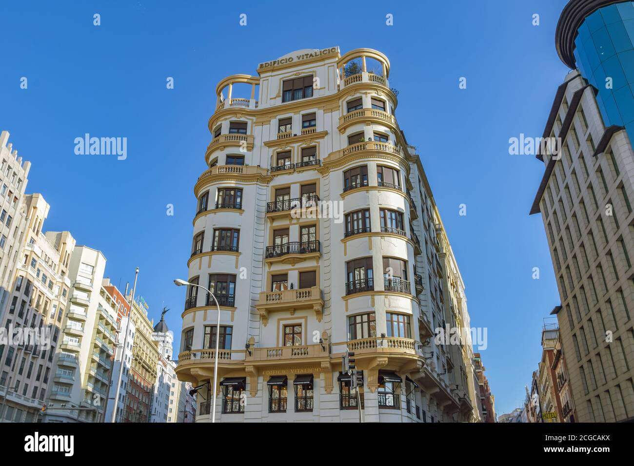 Spanish house architecture Stock Photo - Alamy