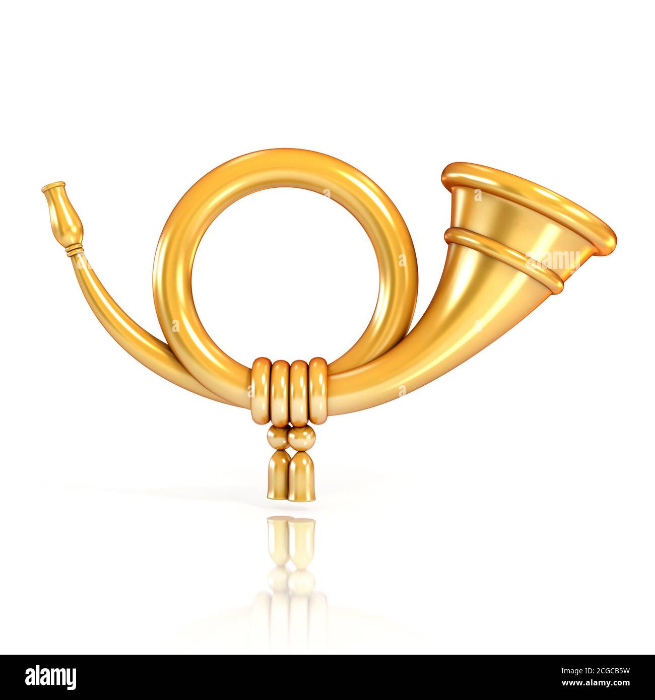 Post horn Cut Out Stock Images & Pictures - Alamy