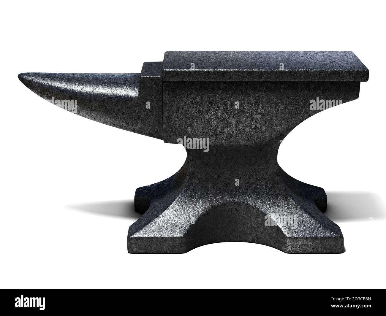 anvil on white background 3d illustration Stock Photo - Alamy