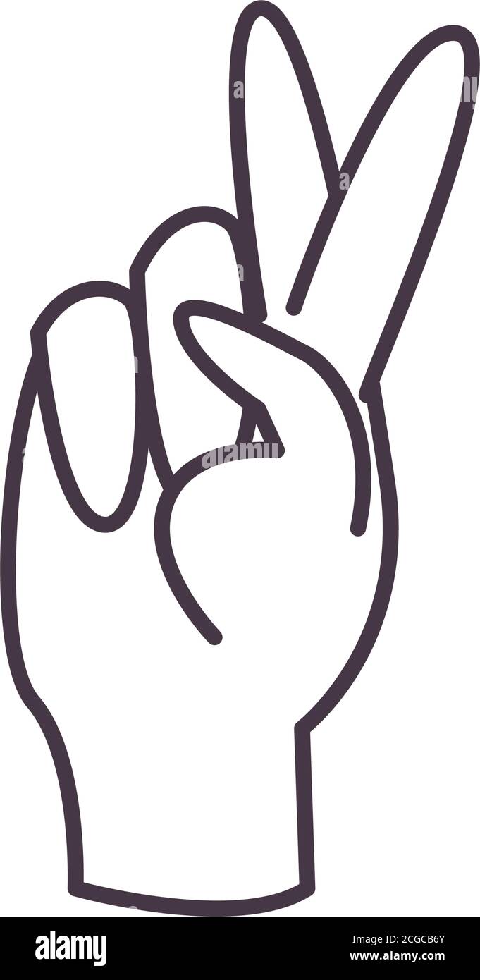 Sign Language Clip Art Outline