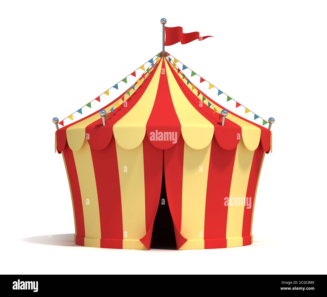 3d Build Circus Tent