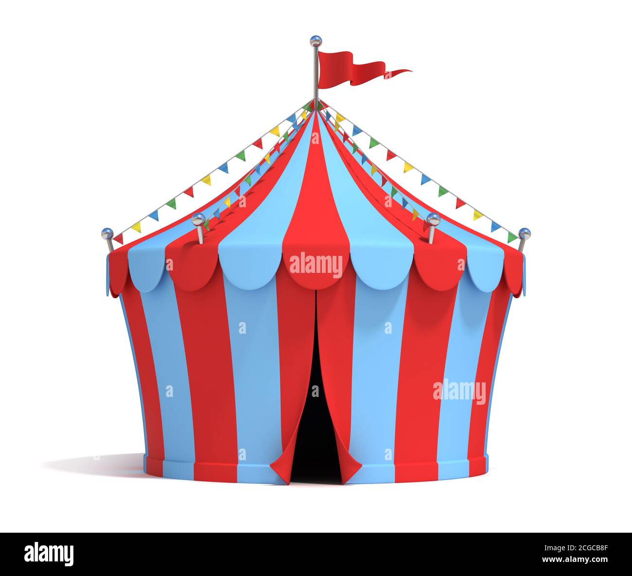 Tent at festival open Cut Out Stock Images & Pictures - Alamy