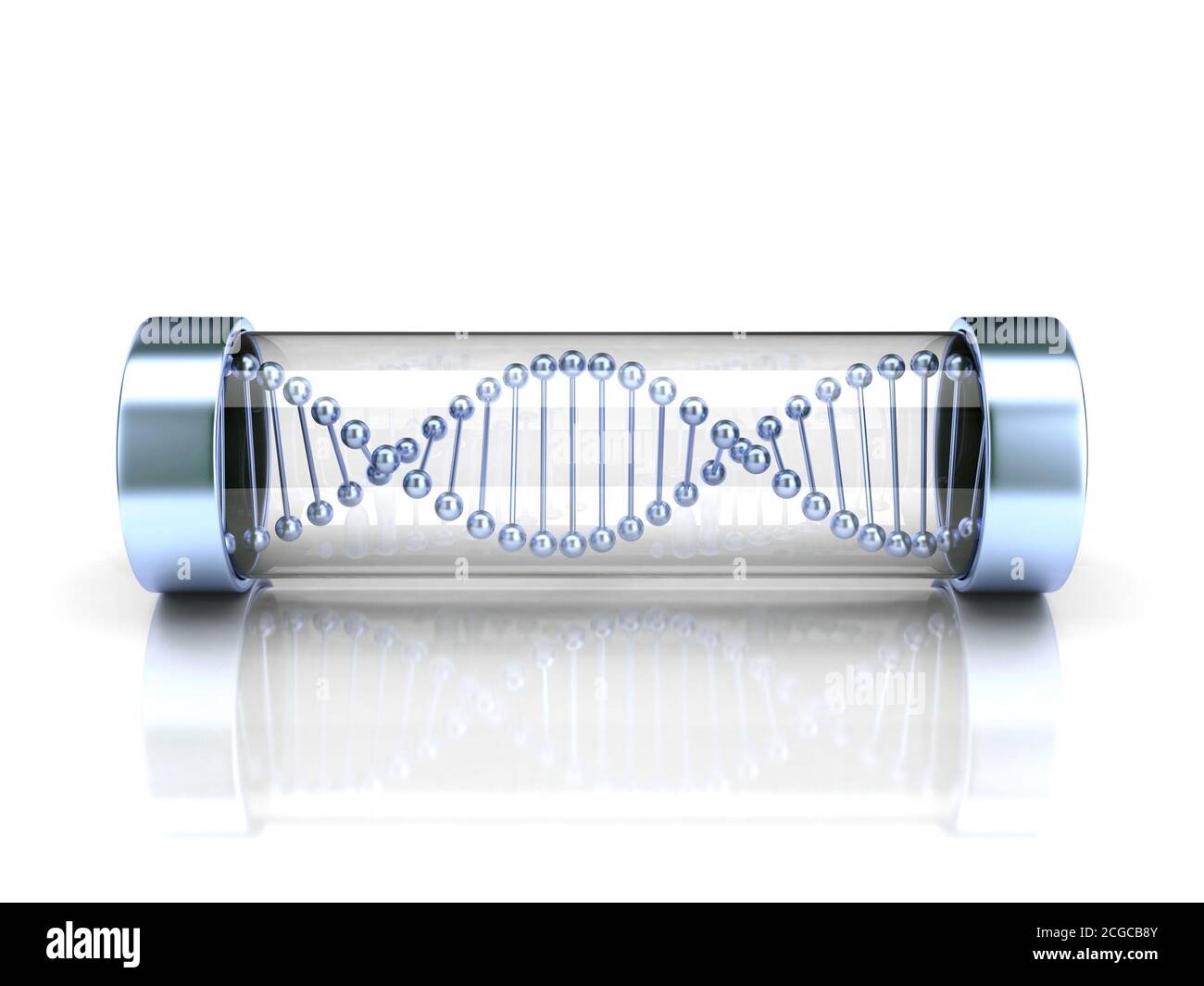 dna inside capsule 3d illustration Stock Photo - Alamy