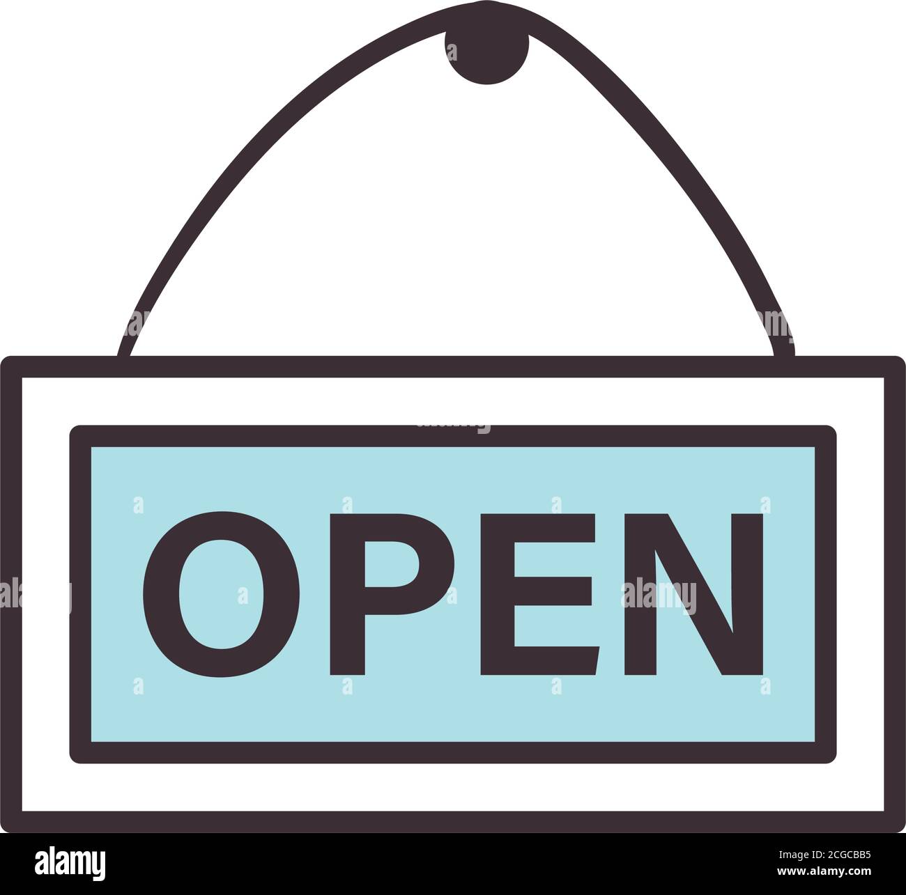 open banner line and fill style icon design of Shopping commerce and ...