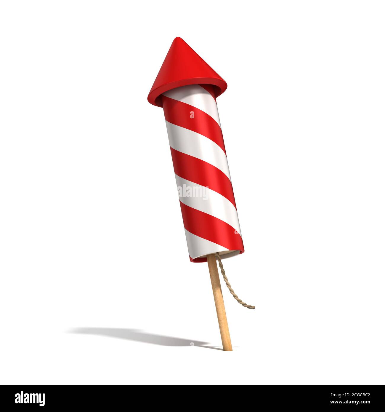 colorful rocket fireworks isolated on white background Stock Photo - Alamy