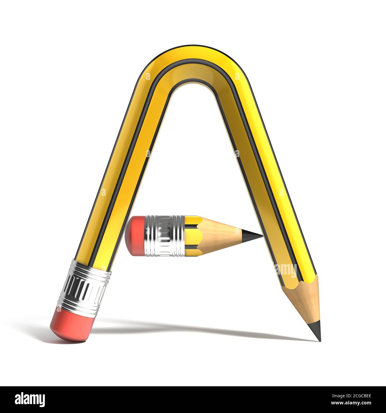 Pencil eraser cute character hi-res stock photography and images - Alamy