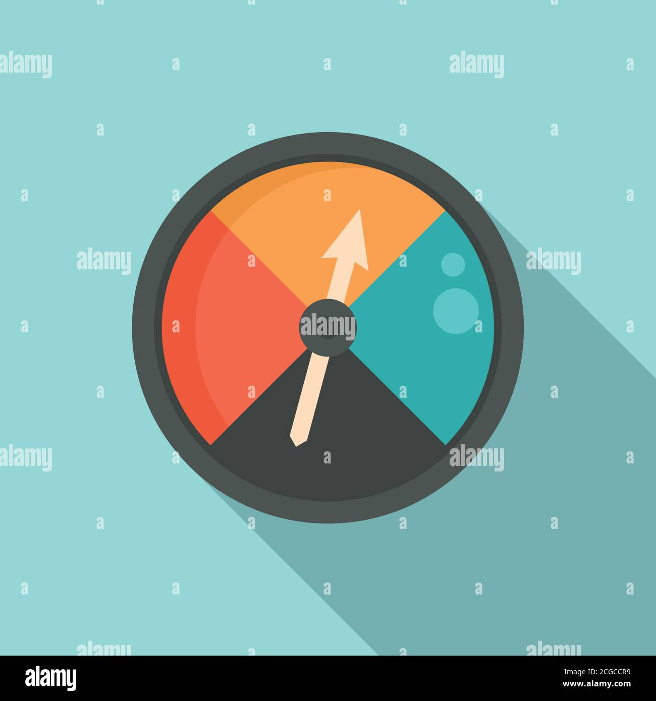 Analog barometer icon. Flat illustration of analog barometer vector ... Analog barometer icon. Flat illustration of analog barometer vector ...