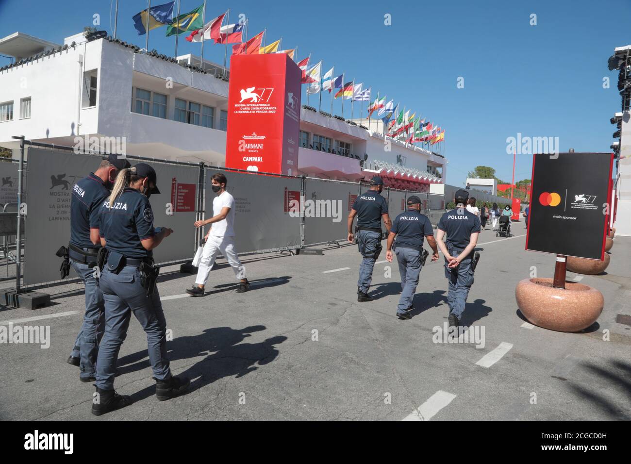 MOSTRA VENICE FILM FESTIVAL IS OPENING DESPITE CORONAVIRUS Stock Photo ...