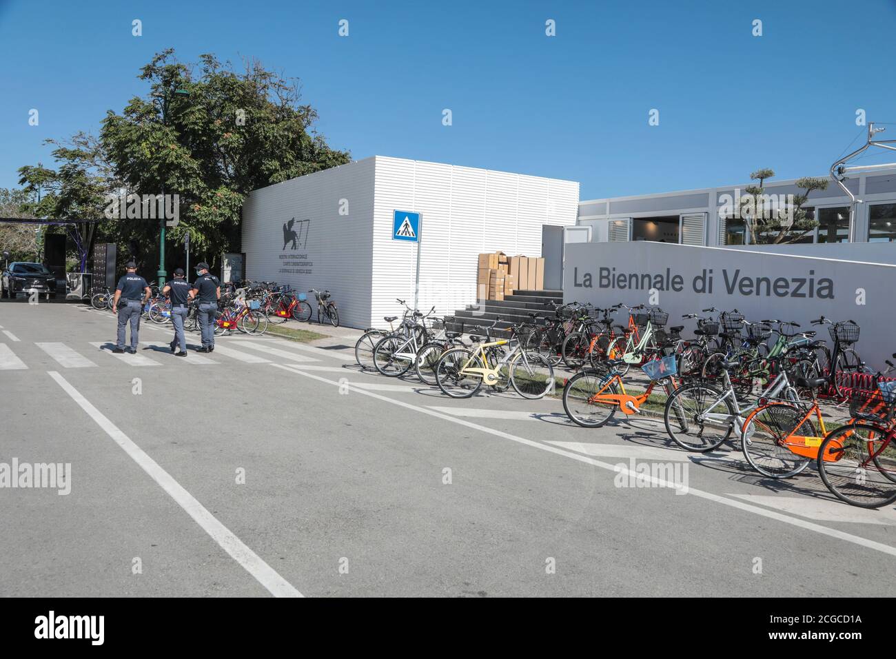 MOSTRA VENICE FILM FESTIVAL IS OPENING DESPITE CORONAVIRUS Stock Photo ...